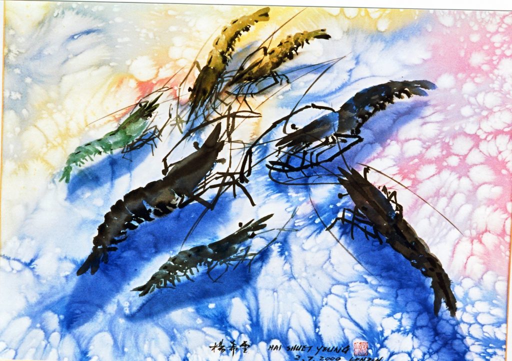 Prawn Paintings – Hai Shuet Yeung MBE 杨希雪